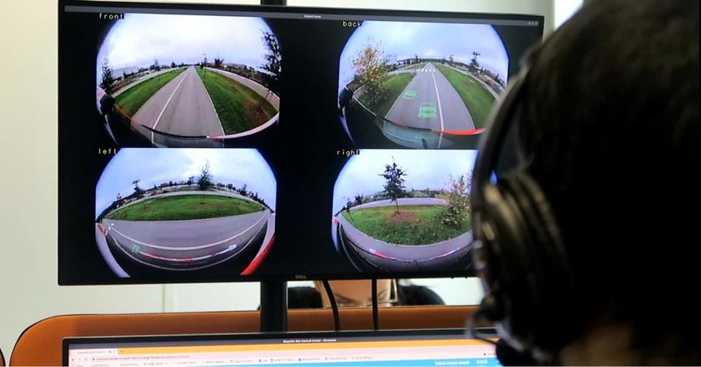 DriveU.auto teleoperation solution in EasyMile autonomous shuttles