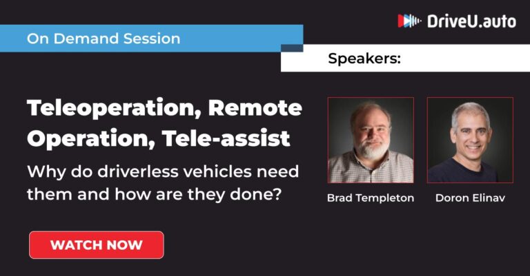 DriveU.auto - Teleoperation Grade Connectivity for Robot and AVs