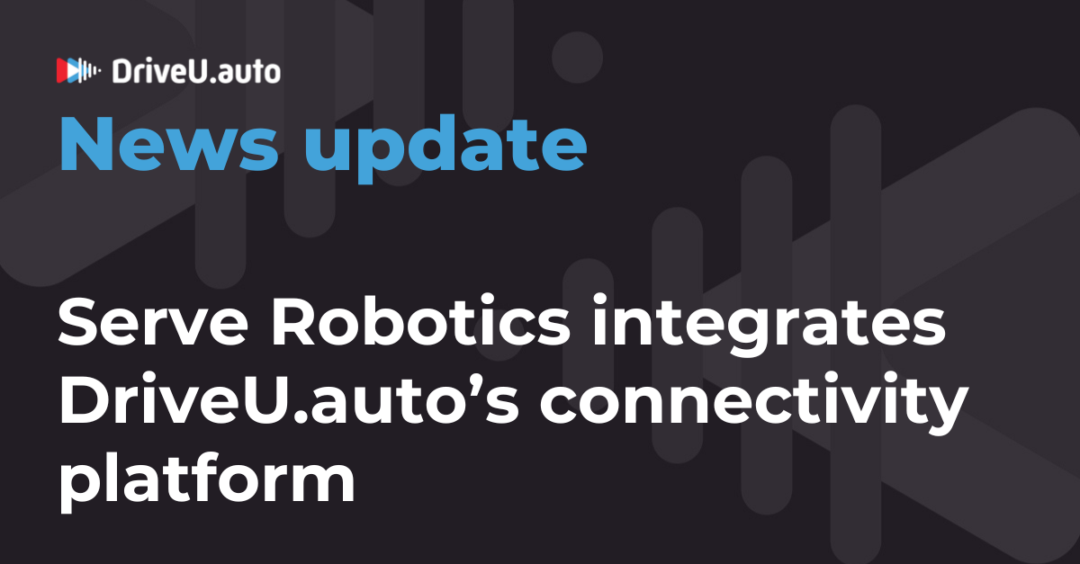 DriveU.auto - Teleoperation Grade Connectivity for Robot and AVs